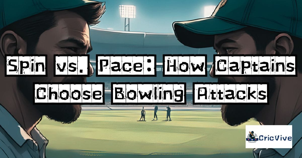 Spin vs. Pace: How Captains Choose Bowling Attacks | CricVive